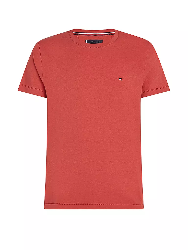 TOMMY HILFIGER T Shirt Slim Fit rot